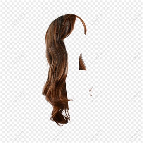 가발 갈색 머리 긴 머리 머리 아가씨ms Png 일러스트 무료 다운로드 Lovepik