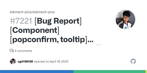 Bug Report Component Popconfirm Tooltip Tooltip在popconfirm中使用无法触发popconfirm的事件 · Issue