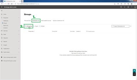 Create And Manage Distribution List Groups In Exchange Online
