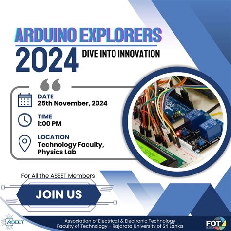 Aseet 🌟 Join The Arduino Explorers 2024 Event 🌟 Dive Into Innovation