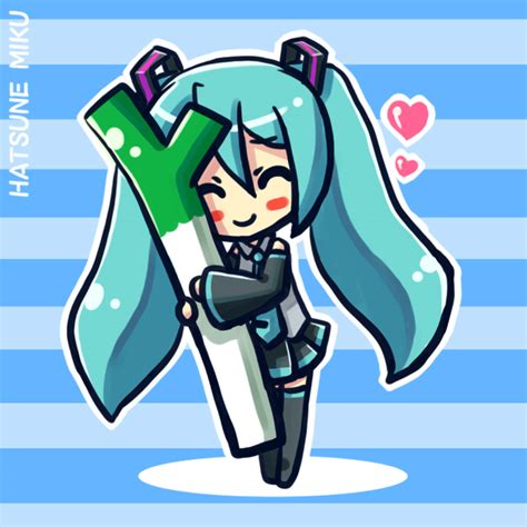 Leek Chibi Page Zerochan Anime Image Board