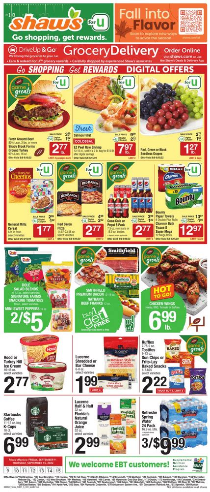 Shaws Weekly Ad Sep 09 Sep 15 2022