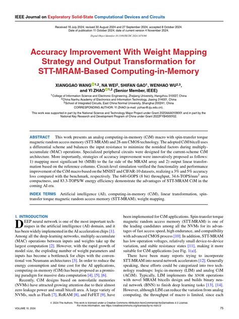 accuracy improvement with weight mapping strategy and output