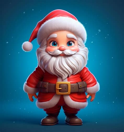 Premium Photo Cartoon Of Good Old Man Santa Claus