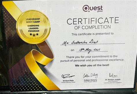 Sudhanshu Dixit On Linkedin Thanks To Quest Global For Providing The