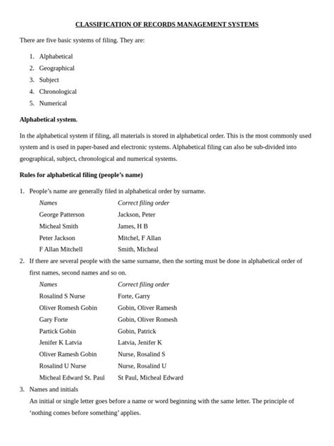 Classification Of Records Management Systems Pdf Graphemes Notation Classification Of Records Management Systems Pdf Graphemes Notation