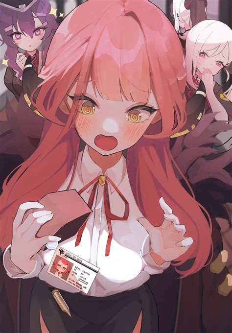 Kayoko Aru Mutsuki And Haruka Blue Archive Drawn By Queso Keik Danbooru