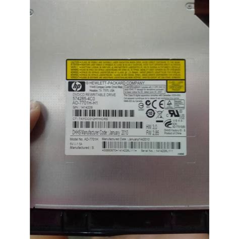 อะไหล Notebook HP CQ41 DVD ROM DVD CD REWRITABLE DRIVE ของแท มอสอง Shopee Thailand