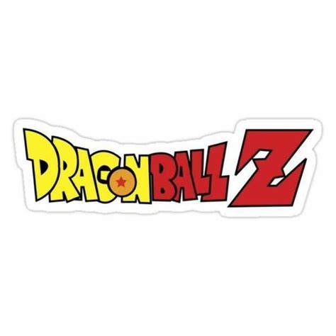Dragonball Z Logo Sticker Buy Dragonball Z Sticker Online