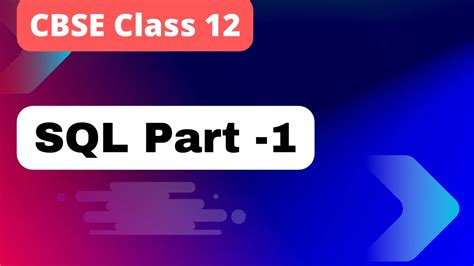 Database SQL commands | DDL, DML | Class 12 Computer Science - YouTube