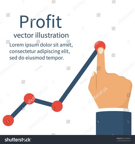 Profit Concept Growing Business Graph Businessman Stock Vector 536430856 Shutterstock