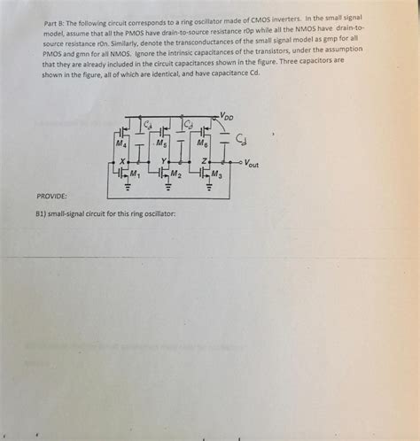 Solved Problem Part A Implement A Small Signal Analysis Chegg