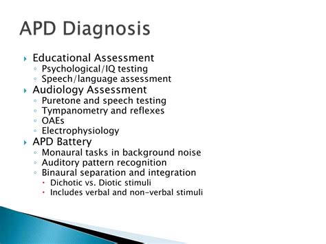 Disorders Of The Auditory Nervous System Pptx