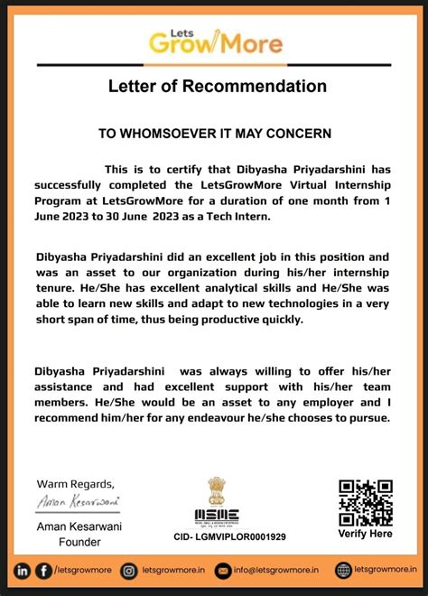 dibyasha priyadarshini on linkedin lgmvip opportunity letsgrowmore