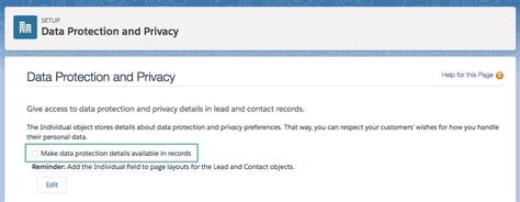 Salesforce Spring 18 Updates To Help You Get Gdpr Compliant Salesforce Ben