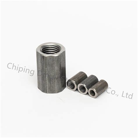 Plain Reinforcement Connection Round Pipe Hexagonal Steel Rebar Coupler