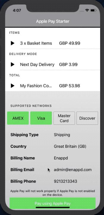 How To Integrate Apple Pay In Ionic 4 Apps