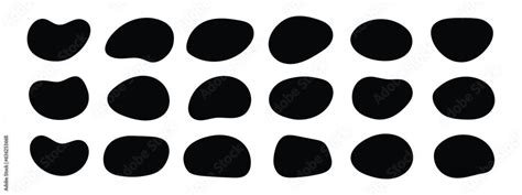 random blob shapes blobs shape organic set rounded abstract organic