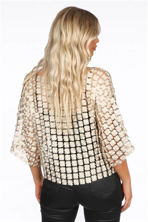 Laser Cut Crochet Top Buy Fashion Wholesale In The Uk