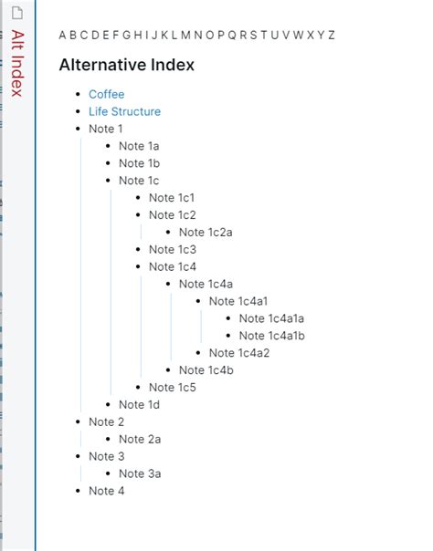 bullet point relationship lines similar to what reddit comment threads