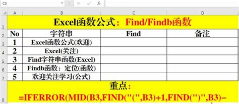 Excel函数公式功能强大的文本函数Find Findb 知乎