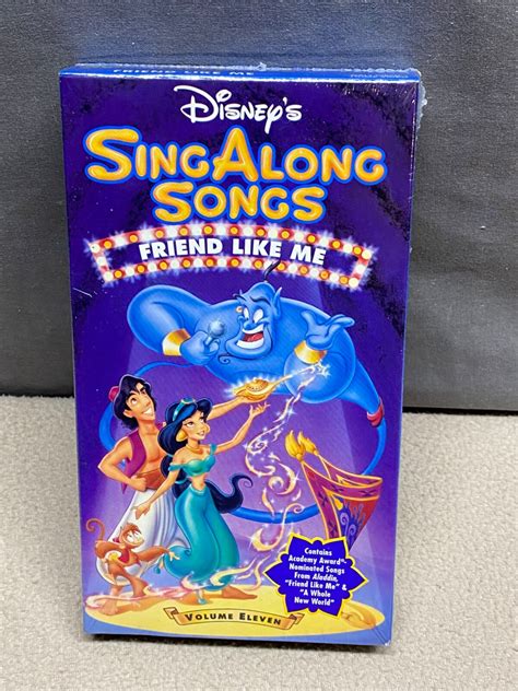 Disney Sing Along Songs Friend Like Me 1994 Vhs