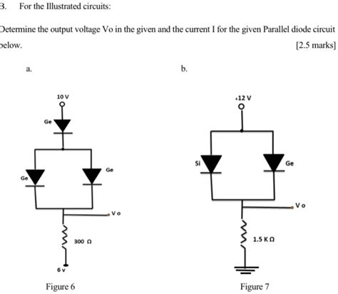 solved b for the illustrated circuits determine the output voltage vo