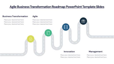 Agile Business Transformation Roadmap PowerPoint Template Slides PPTUniverse