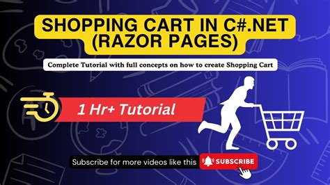 Shopping Cart In Cnet Razor Pages Complete Project With Code