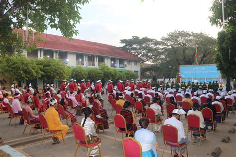 ပဲခူးမြို့၌ ၇၆ နှစ်မြောက် လွတ်လပ်ရေးနေ့ အလံတင်အခမ်းအနားနှင့် သဝဏ်လွှာဖတ်ပွဲ အခမ်းအနား ကျင်းပပ