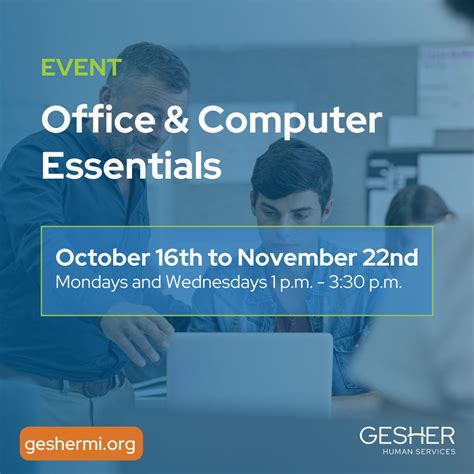 Computertraining Computer Computerclasses Microsoftexcel Gesher Human Services