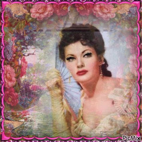 Contest Vintage Woman Free Animated  Picmix