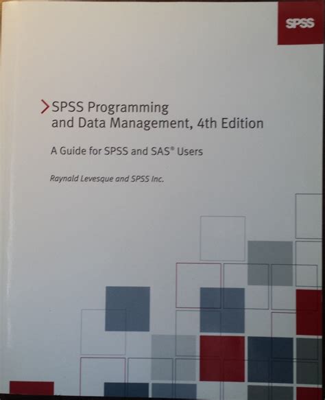 spss programming and data management spss 9781568273907