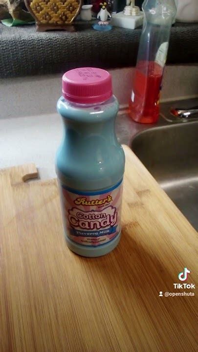 Rutters Cotton Candy Flavored Milk Rutters Cottoncandymilk Youtube