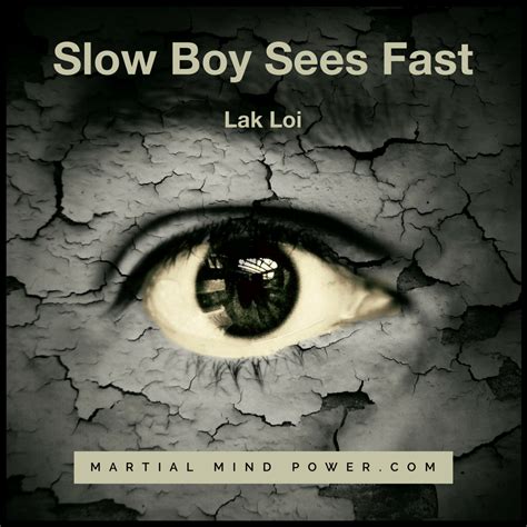 Slow Boy Sees Fast Master Your Life With Martial Mind Power