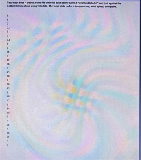 Solved CSE Weather Program PROJECT File Chegg Com