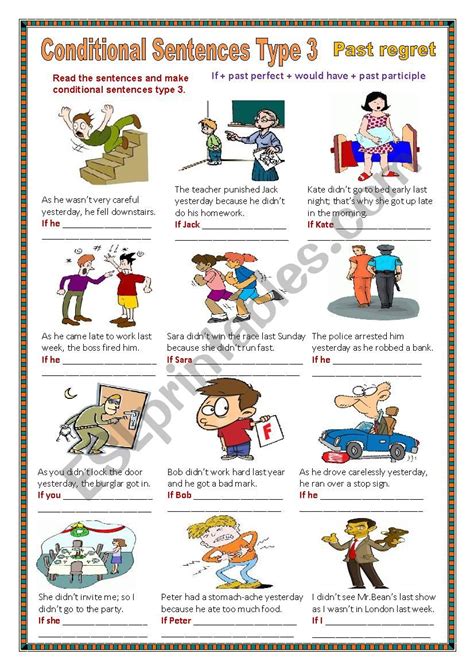 Conditional Type ESL Worksheet By James