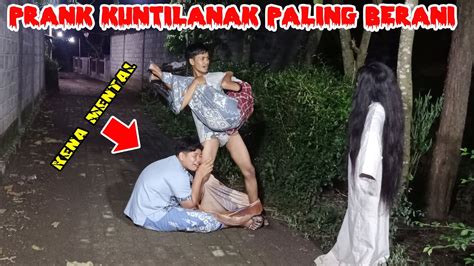 PRANK KUNTILANAK PALING NGAKAK | BIKIN SALAH FOKUS | FUNNIEST GHOST ...