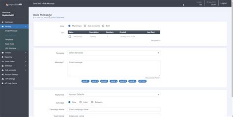Sending A Bulk SMS Website