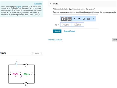 solved constants part a in the following figure figure 1