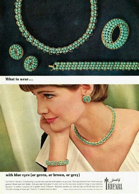 Trifari Vintage Costume Jewelry Vintage Costumes Jewellery Advertising
