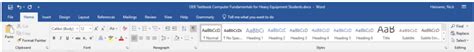 10 5 formatting text using the mini toolbar and ribbon workforce