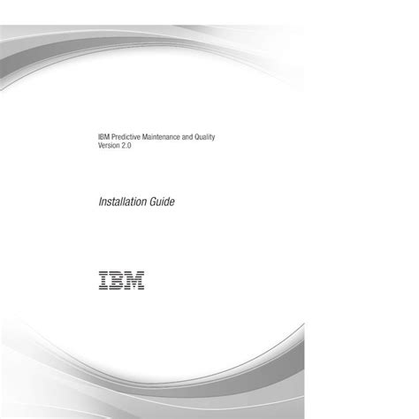 Pdf Ibm Predictive Maintenance And Quality Version 2 0 Public Dhe