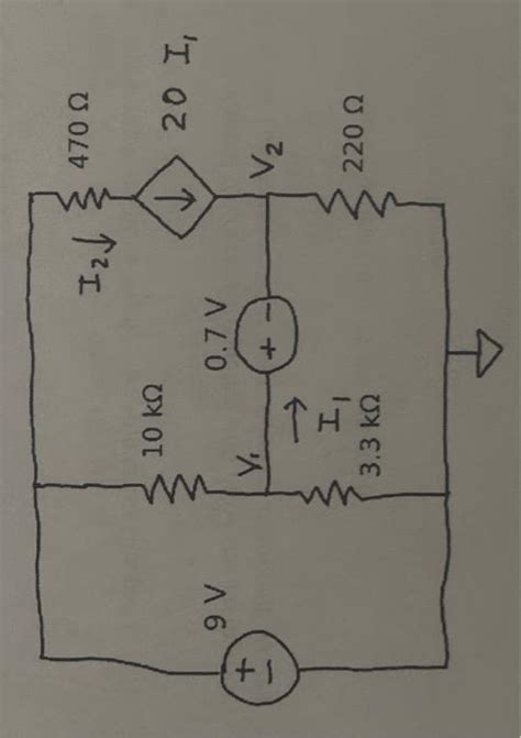 Solved First Please Find V2 Using Nodal Analysis Hint