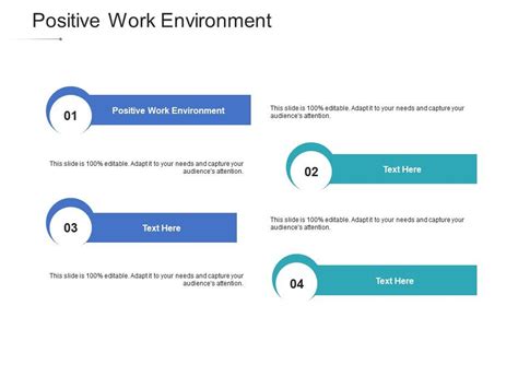 Positive Work Environment Ppt Powerpoint Presentation Layouts Files Cpb Presentation Graphics