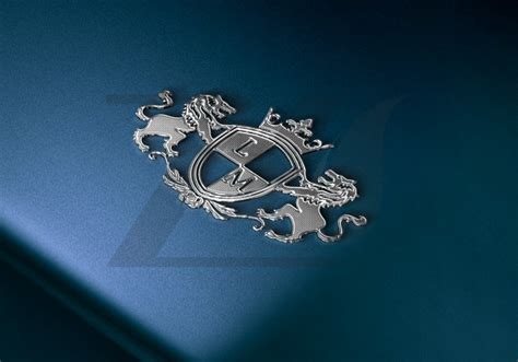 دانلود موکاپ لوگو نقره ای طرح شیر وحشی و پادشاه دانلود رایگان فایل