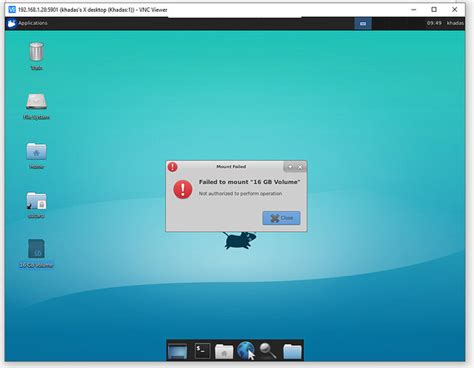 1804 Failed To Mount Volume Not Authorized To Perform Operation