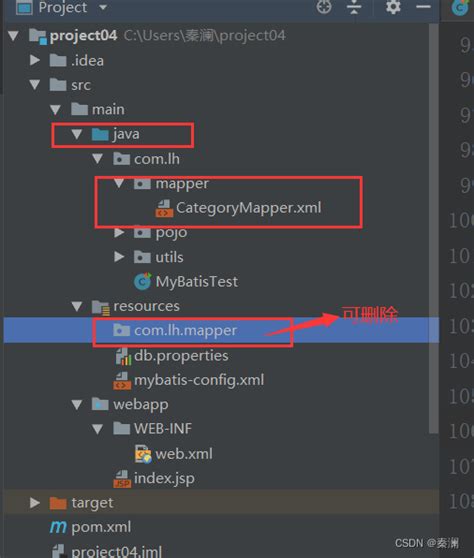 MyBatis错误：java.io.IOException: Could not find resource com/lh/mapper/CategoryMapper.xml（自用 ...