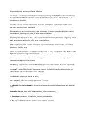 Programming Logic And Design Chapter Summary Docx Programming Logic And Design Chapter