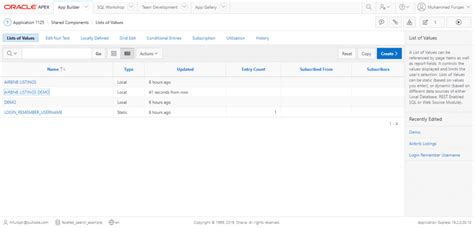 Expanded Shared Lovs Oracle Apex Maxapex Maxapex Cloud